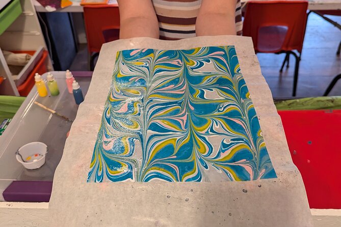 Marbled Silk Scarf, Trucker Hat, Sketchbook or 4 Pieces of Paper - What Is Marbling and Why It’s Special