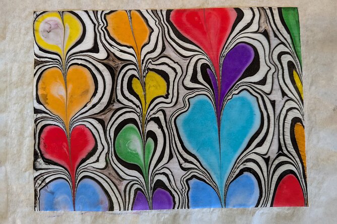 Marbled Silk Scarf, Trucker Hat, Sketchbook or 4 Pieces of Paper - Practical Tips for Participants