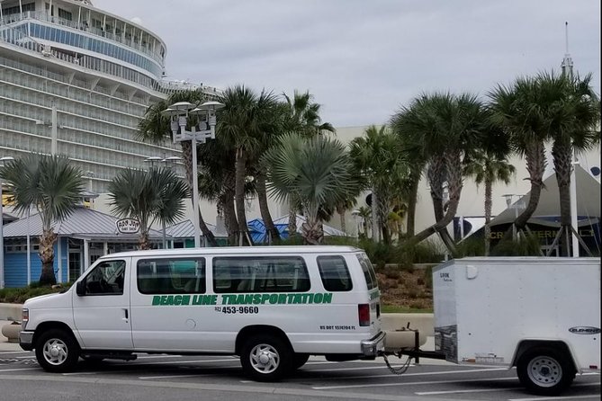 MCO airport/hotels to and from Port Canaveral/Cocoa Beach (One Way Private) - Key Points