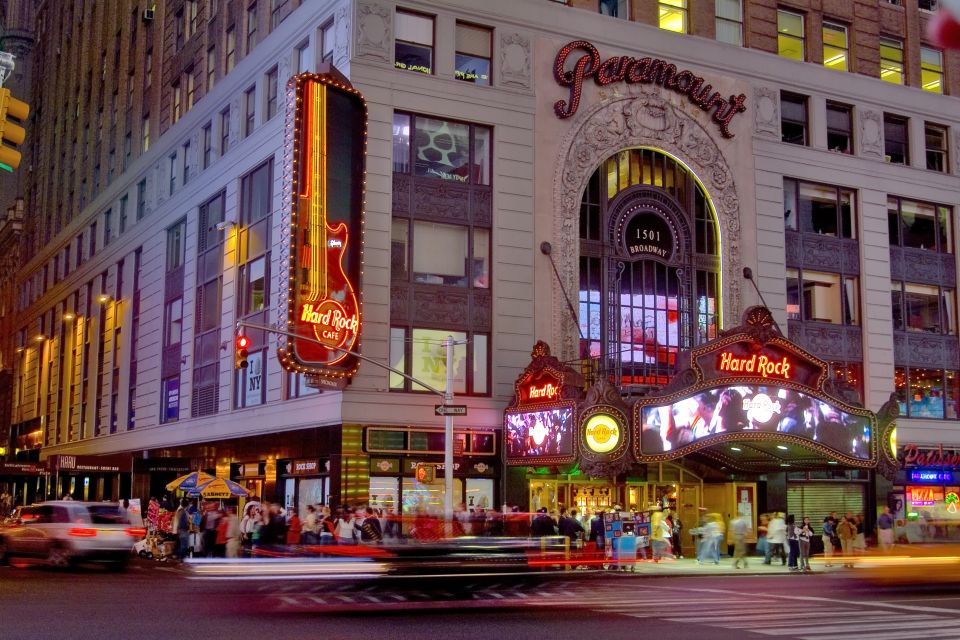 Meal at Hard Rock Cafe New York Times Square - Authentic Experiences Based on Reviews