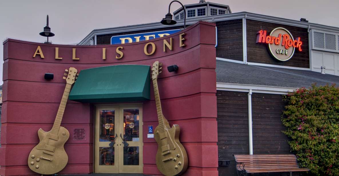 Meal at Hard Rock Cafe San Francisco at Pier 39 - The Views and Location: A Photographer’s Dream