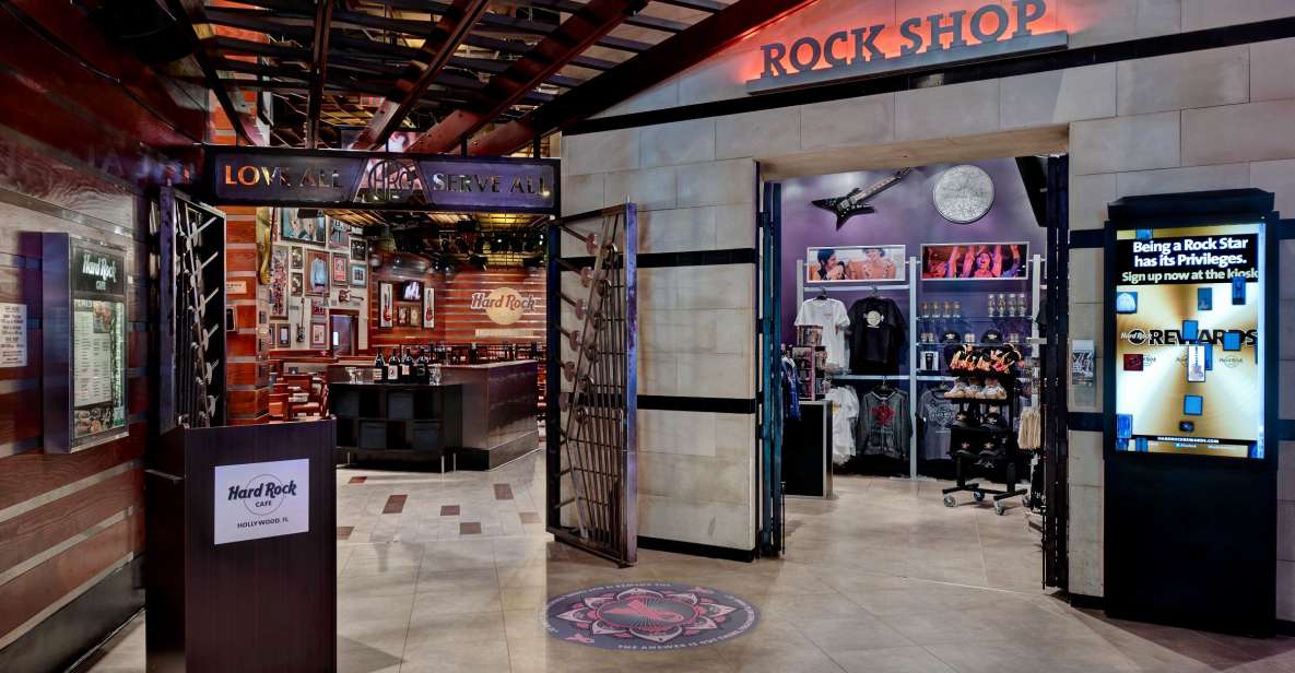 Meal at the Hard Rock Cafe Hollywood Florida - Authenticity and Value