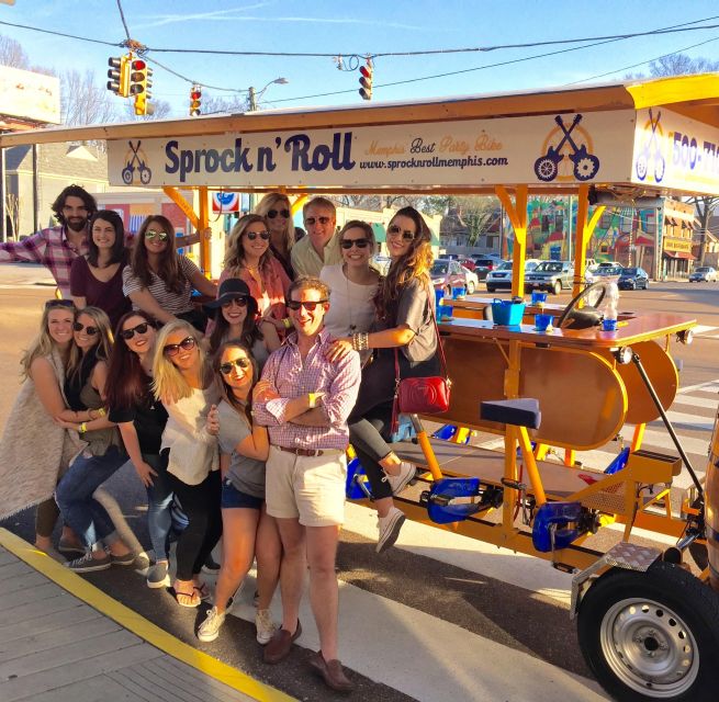 Memphis: Guided Bar Crawl on a Pedal Bike - Key Points