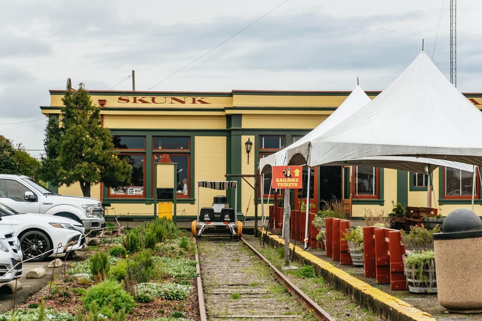 Mendocino County: Moonlight Railbike Tour - Key Points: