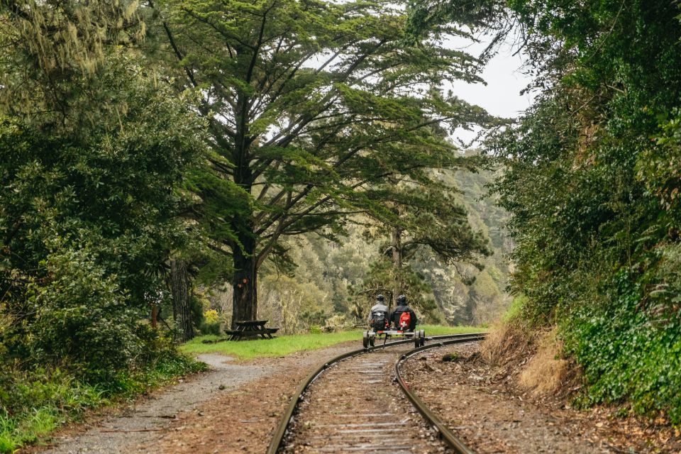 Mendocino County: Pudding Creek Railbikes - The Value of the Tour