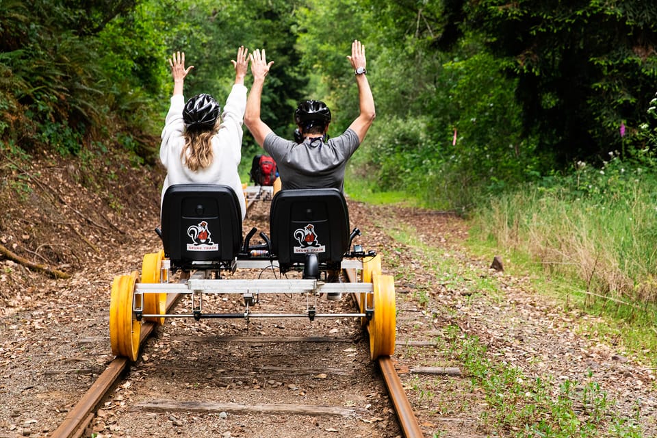 Mendocino County: Railbiking Tour Along the Noyo River - A Closer Look at the Railbiking Experience