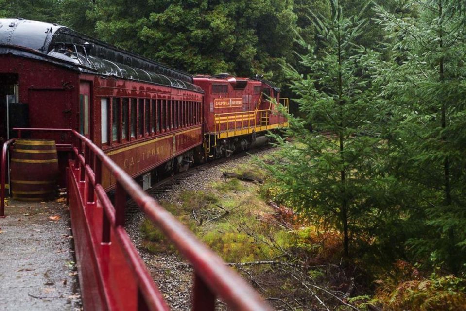Mendocino County: Skunk Train Wolf Tree Turn Train Ride - An In-Depth Look at the Skunk Train Wolf Tree Turn Ride