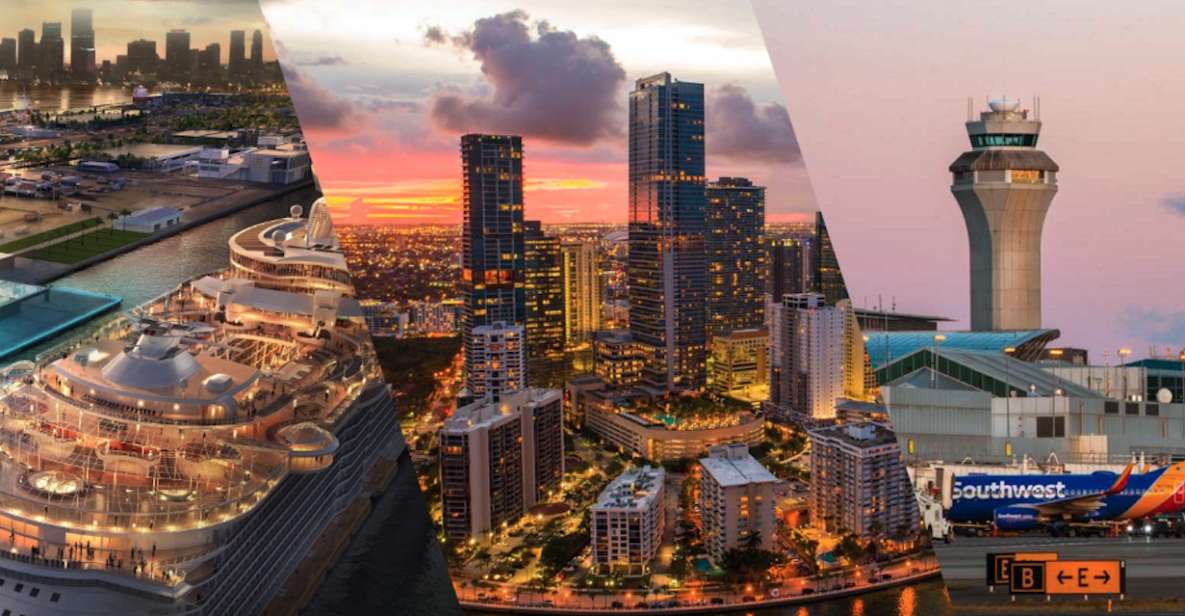 Miami: Guided Tour with Transfer from Cruise Port to Airport - The Itinerary: What to Expect Step-by-Step