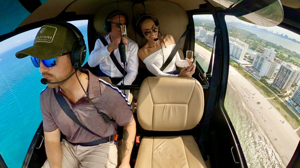 Miami: Private Luxury Helicopter Flight with Champagne - What to Expect from the Miami Helicopter Tour