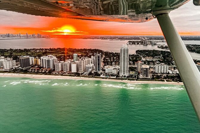 Miami: Romantic Sunset Private Airplane Tour with Free Champagne - Starting Point & Ease of Access