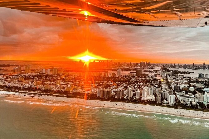Miami: Romantic Sunset Private Airplane Tour with Free Champagne - Inclusions & Extras