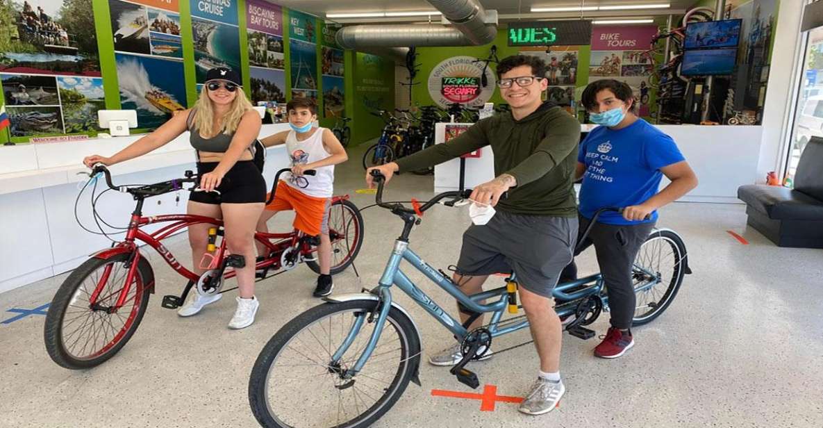 Miami: South Beach Tandem Bike Rental - FAQ