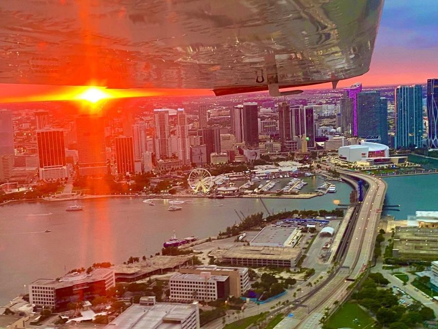 Miami Sunset: Private Luxury Airplane Tour - Itinerary Breakdown