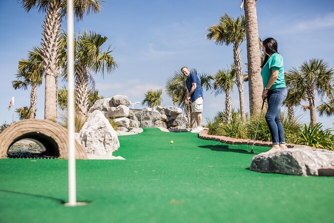 Mini Golf beneath SkyWheel Panama City Beach - Authentic Insights from Reviewers