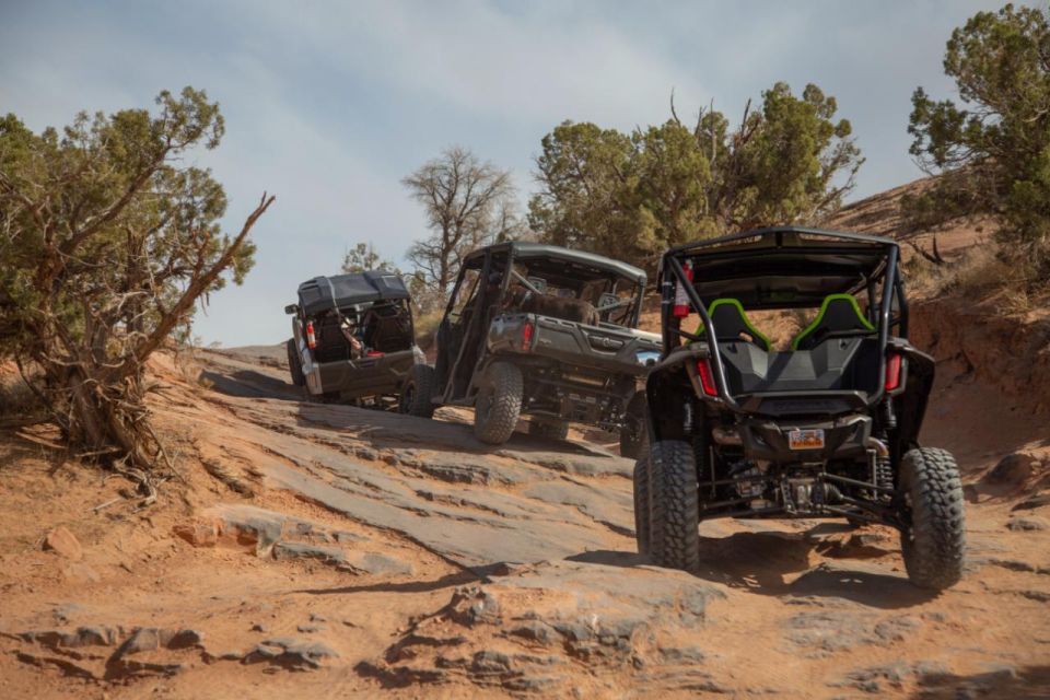 Moab: Self-Driven Guided Sunset UTV Tour to Fins N Things - The Itinerary Breakdown