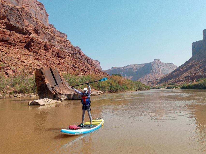 Moab: Stand-Up Paddleboard with small rapids on Colorado - Key Points