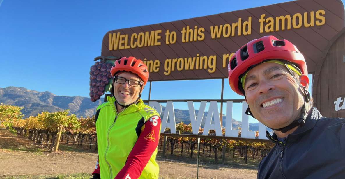 Napa/Sonoma: Guided Tour for Cycling Enthusiasts - What to Expect from the Itinerary
