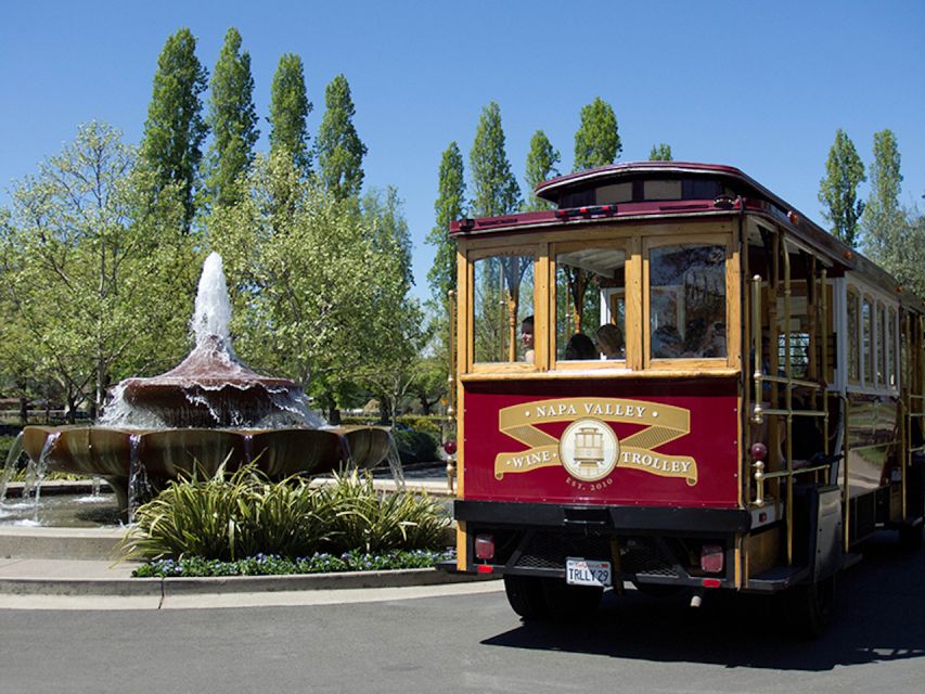 Napa Valley: Wine Tasting Tour by Open Air Trolley & Lunch - The Transportation & Group Atmosphere