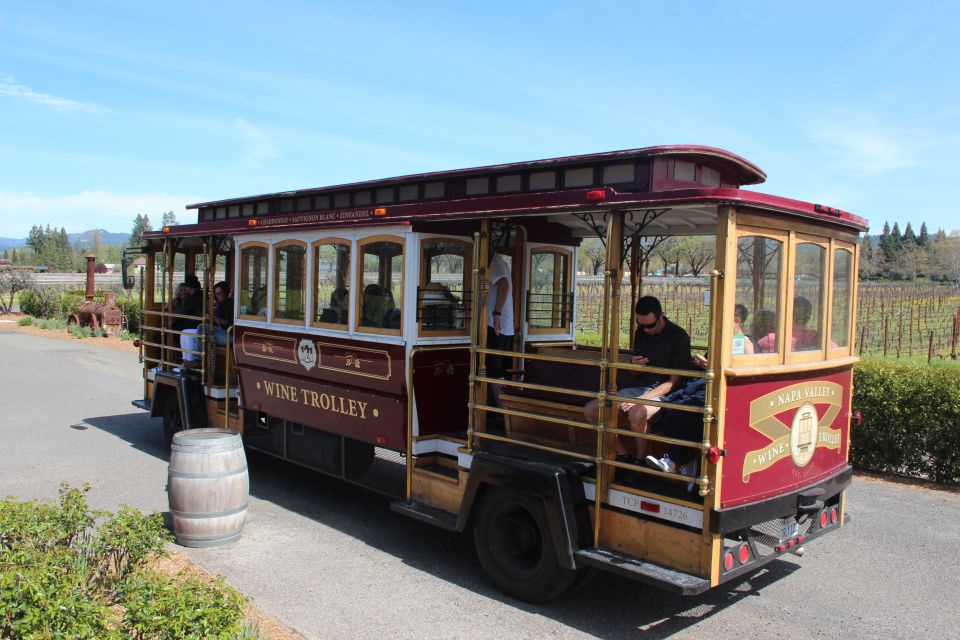 Napa Valley: Wine Tasting Tour by Open Air Trolley & Lunch - Practicalities: Pricing, Duration & Extras