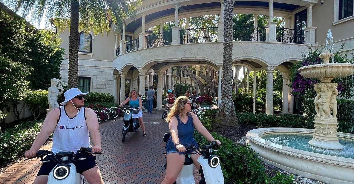 Naples Florida: Downtown Electric Moped Tour - The Itinerary: What to Expect
