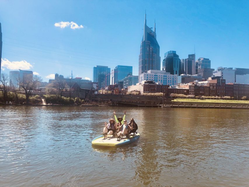 Nashville: Downtown Pedal Boat Rental for 2 to 4 People - What’s Included and Practical Details