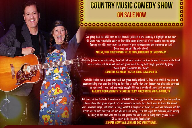 Nashville Jubilee Country Music Comedy Show - FAQs