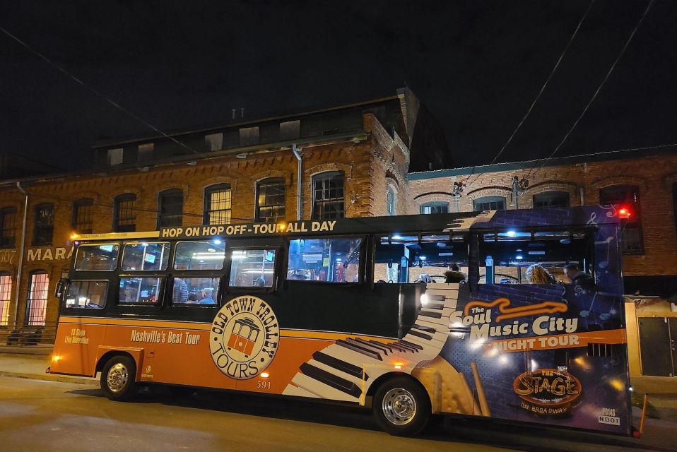Nashville: Music City Nighttime Trolley Tour - Authentic Experiences from Real Guests