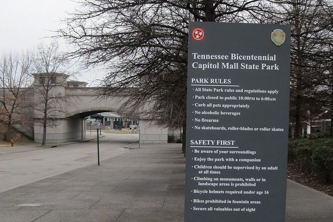 Nashvilles Bicentennial Capitol Mall State Park: A Self-Guided Audio Tour - The Authentic Nashville Experience