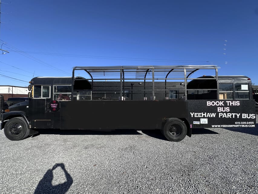 Nashville's Roofless Party Bus Tour / YeeHaw Party Bus - What You Can Expect