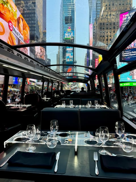 New York City: Bustronome Gourmet Lunch Tour on a Luxury Bus - Key Points