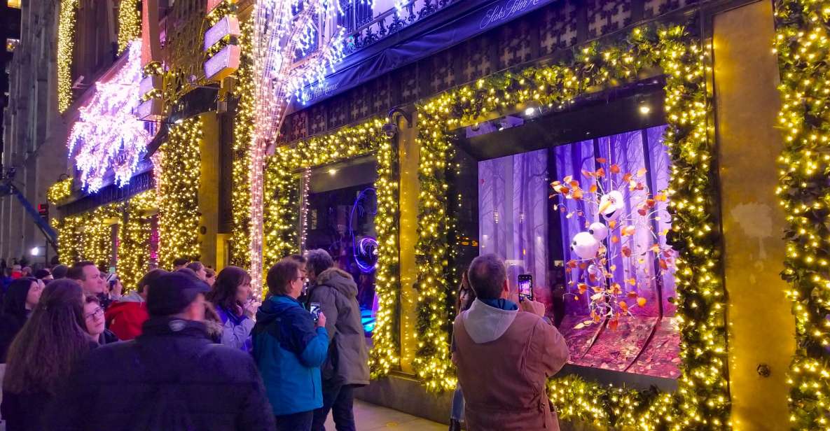 New York City: Holiday Lights Extravaganza Walking Tour - Key Points