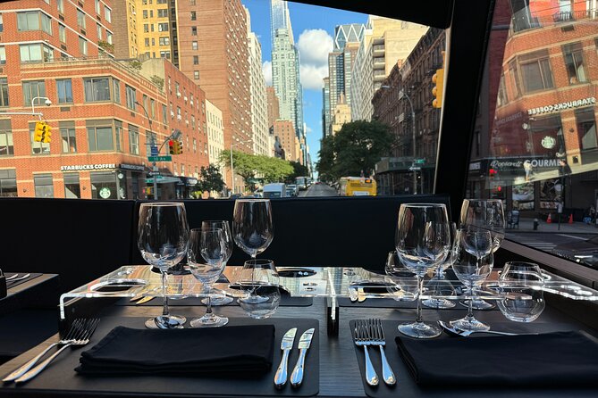 New York City Luxury 6-course Dinner Bus Tour - The Dining Experience