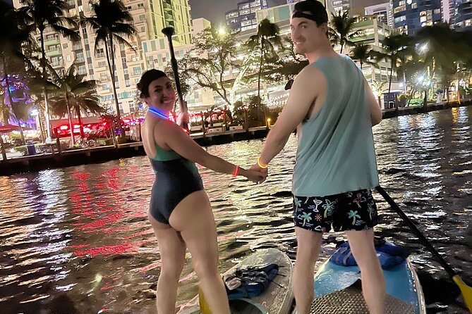 Night on Paddleboard Under the Lights Experience in Fort Lauderdale - The Itinerary in Detail