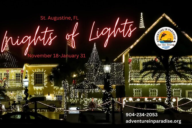 Nights of Lights Private Boat Tour St. Augustine, max 6 passenger - Final Thoughts