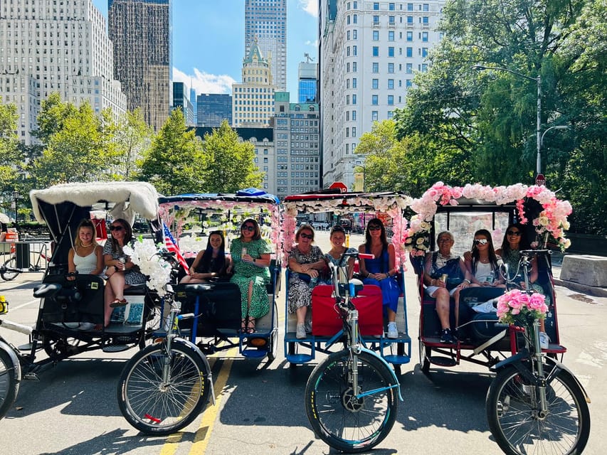 NYC: Central Park guided pedicab tour - Key Points