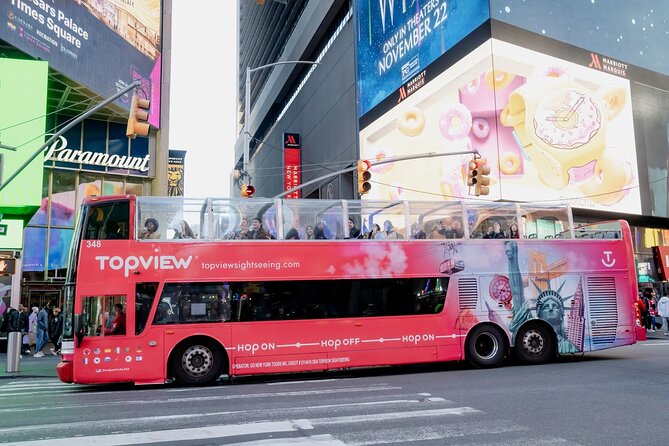 NYC Hop-On Hop-Off Bus Tour & Statue of Liberty Cruise 48-120Hr - Transportation and Logistics