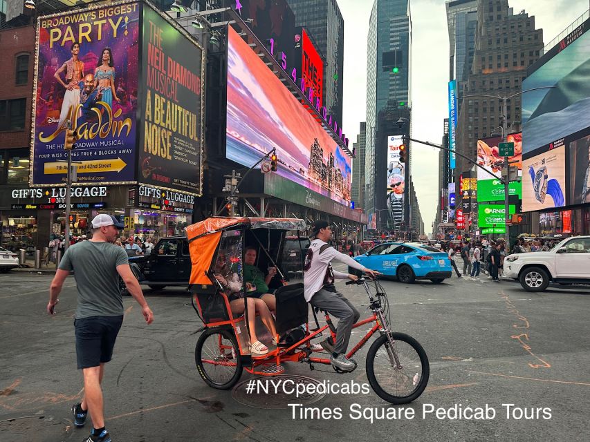 NYC Pedicab Tours: Central Park, Times Square, 5th Avenue - The Sum Up