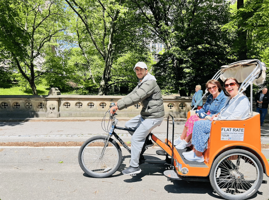 NYC: Private Central Park Pedicab Tours / PICKUP FROM MUSEUM - The Experience of the Pedicab Ride
