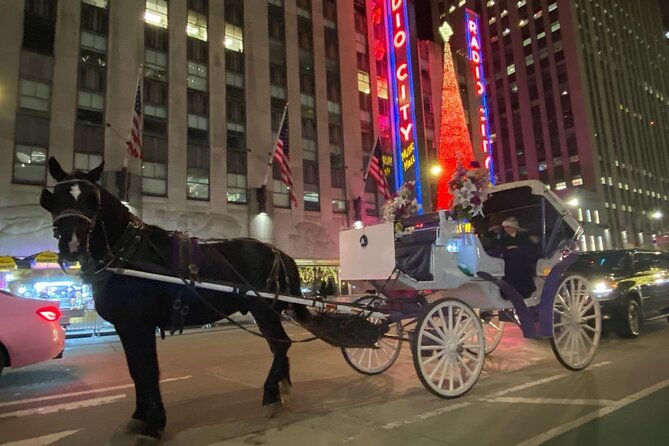 NYC Rockefeller Center Christmas Lights Horse Carriage Ride - Key Points