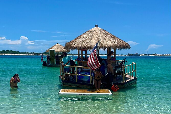 Original CRUISIN TIKIS 3 Hour Cruise, Snorkel, Swim/float Sandbar - What to Expect from the Itinerary