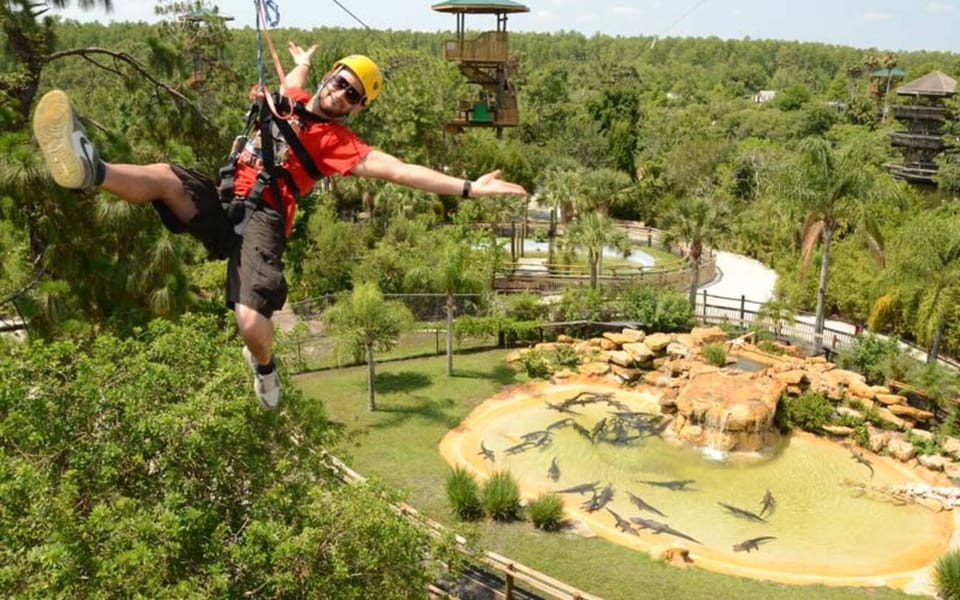 Orlando: Gatorland Zipline Adventure w/ Full-Day Park Access - Key Points
