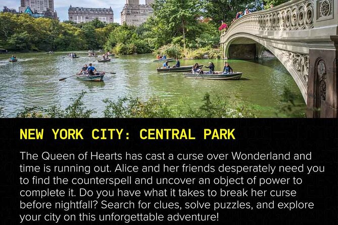 Outdoor Escape Room in New York City - Central Park - Key Points