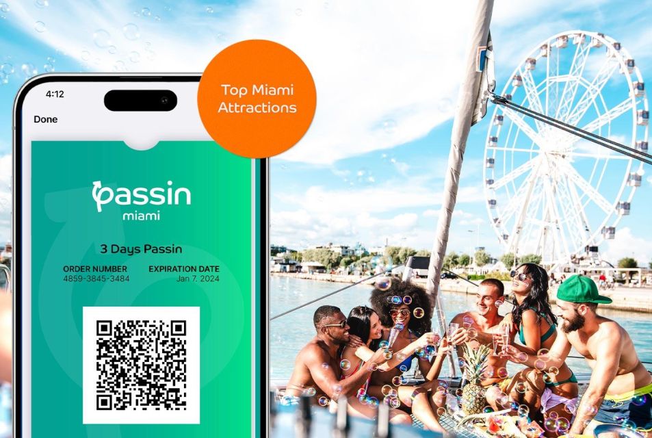 Passin Miami: 30+ Attractions, eSIM & 1-Way Airport Transfer - Key Points
