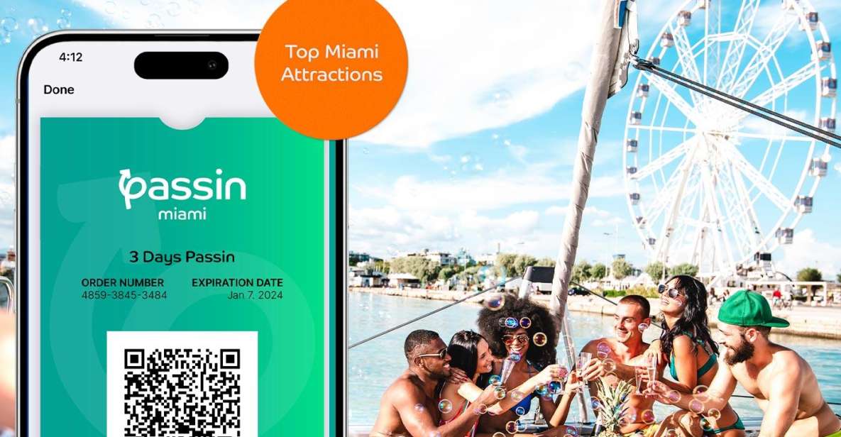 Passin Miami: 30+ Attractions, eSIM & 1-Way Airport Transfer - Breaking Down the Attractions and Experiences