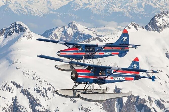 Peak Season Bear Viewing By Seaplane - The Flight Back: Over the Tongass and Glaciers