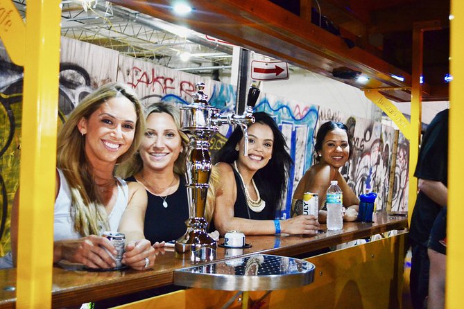 Pedal Pub Miami Wynwood Graffiti Bar Crawl-Full Bike Rental - Key Points