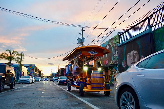 Pedal Pub Miami Wynwood Graffiti Bar Crawl-Full Bike Rental - Transportation and Group Dynamics