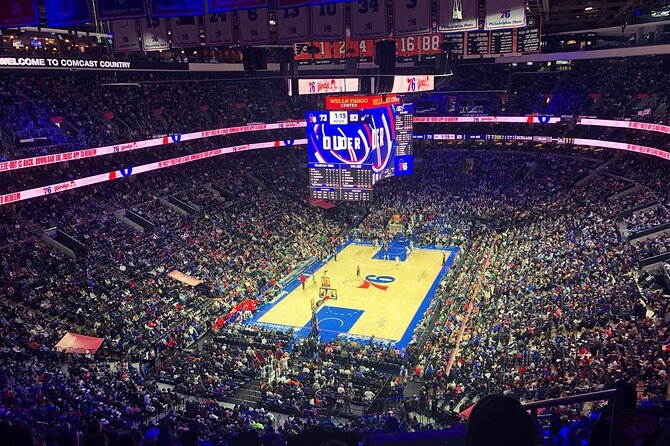 Philadelphia 76ers Basketball Game Ticket at Wells Fargo Center - Key Points