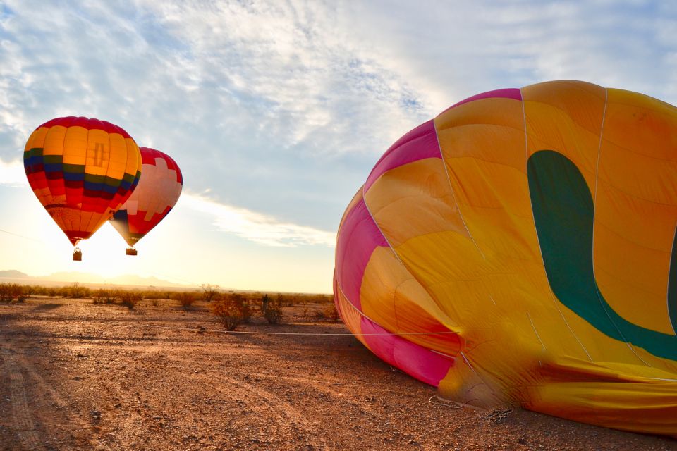 Phoenix: Hot Air Balloon Flight with Champagne - The Landing and Celebration