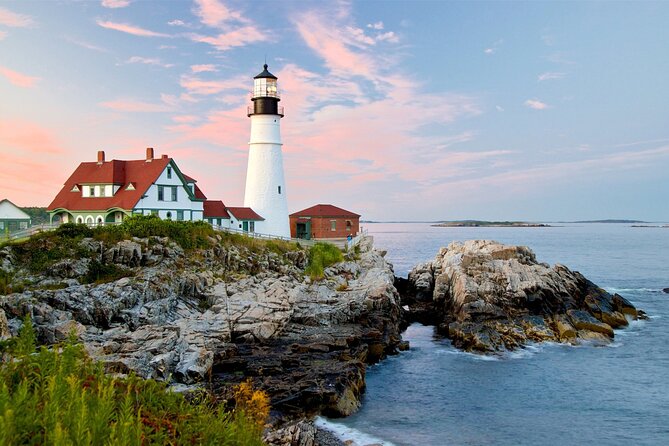 Portland Lighthouse,Fort Williams Park 1-Day Tour from Boston MA - Lobsterman Park: A Coastal Memorial